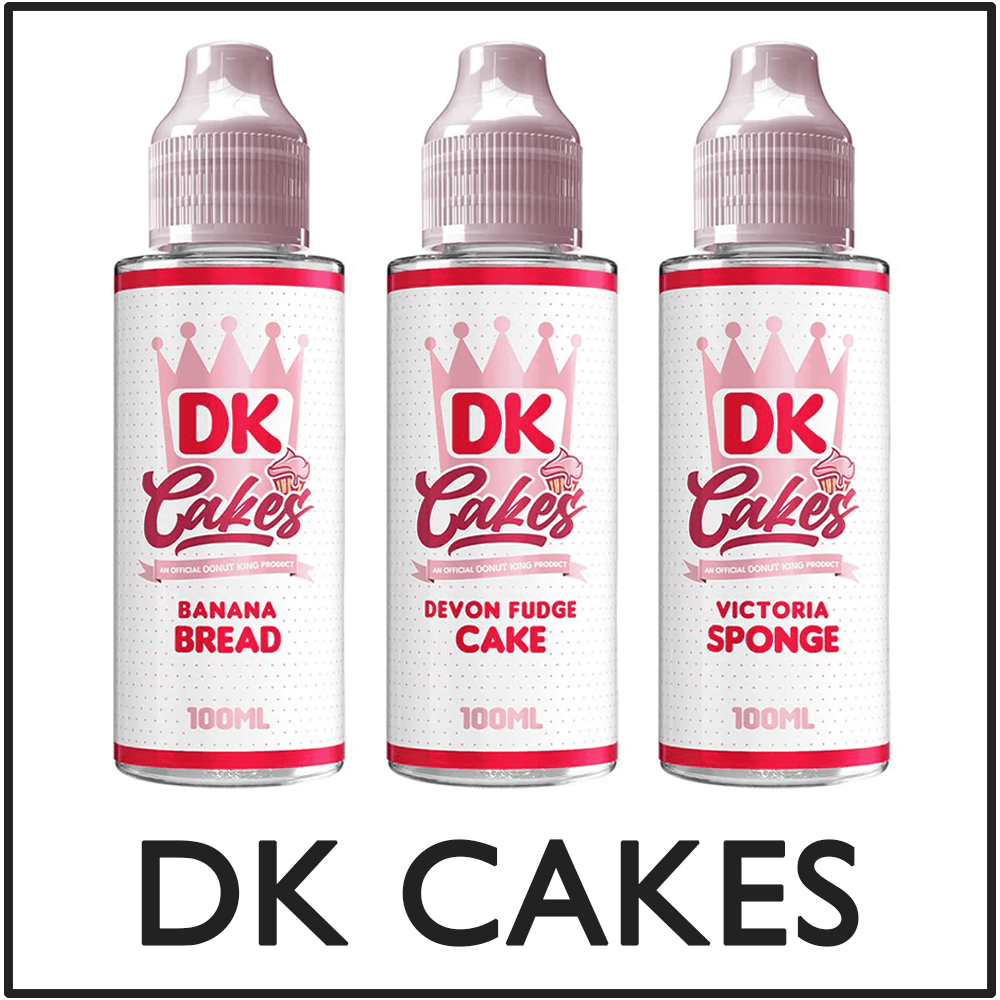 DK Cakes 100ml Shortfill E-Liquids – Lincolnshire Vapours